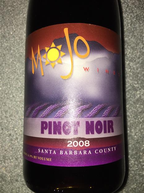 2008 Mojo Wines Pinot Noir, USA, California, Central Coast, Santa ...