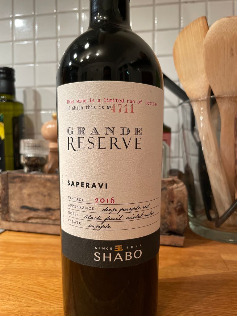2016 Shabo Winery Saperavi Grande Réserve, Ukraine, Odessa - CellarTracker