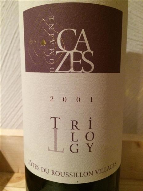 1999 Domaine Cazes Côtes du Roussillon Villages Trilogy, France ...