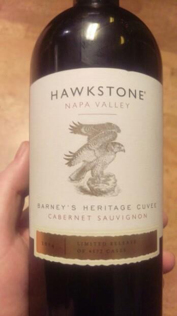 2013 Hawkstone Cabernet Sauvignon Barney's Heritage Cuvee - CellarTracker