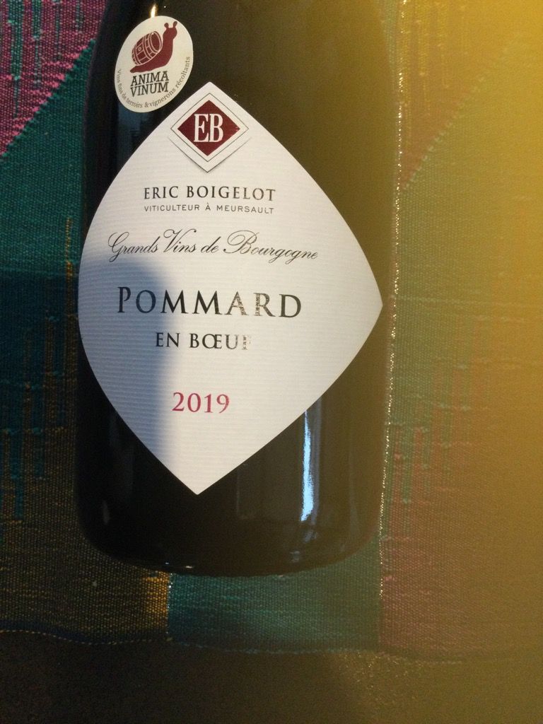 2019 Eric Boigelot Pommard En Boeuf, France, Burgundy, Côte de Beaune ...