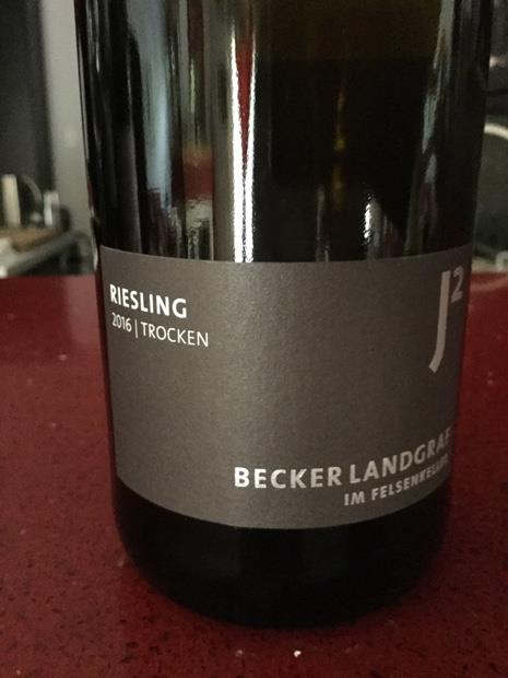 2016 Becker Landgraf Riesling trocken, Germany, Rheinhessen - CellarTracker