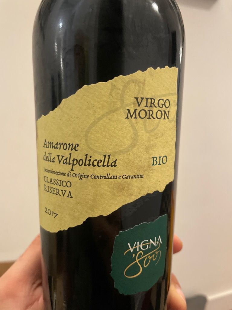 2017 Vigna 800 Amarone della Valpolicella Classico Virgo Moron Riserva ...
