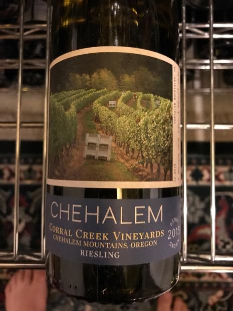2015 Chehalem Riesling Corral Creek, USA, Oregon, Willamette Valley ...