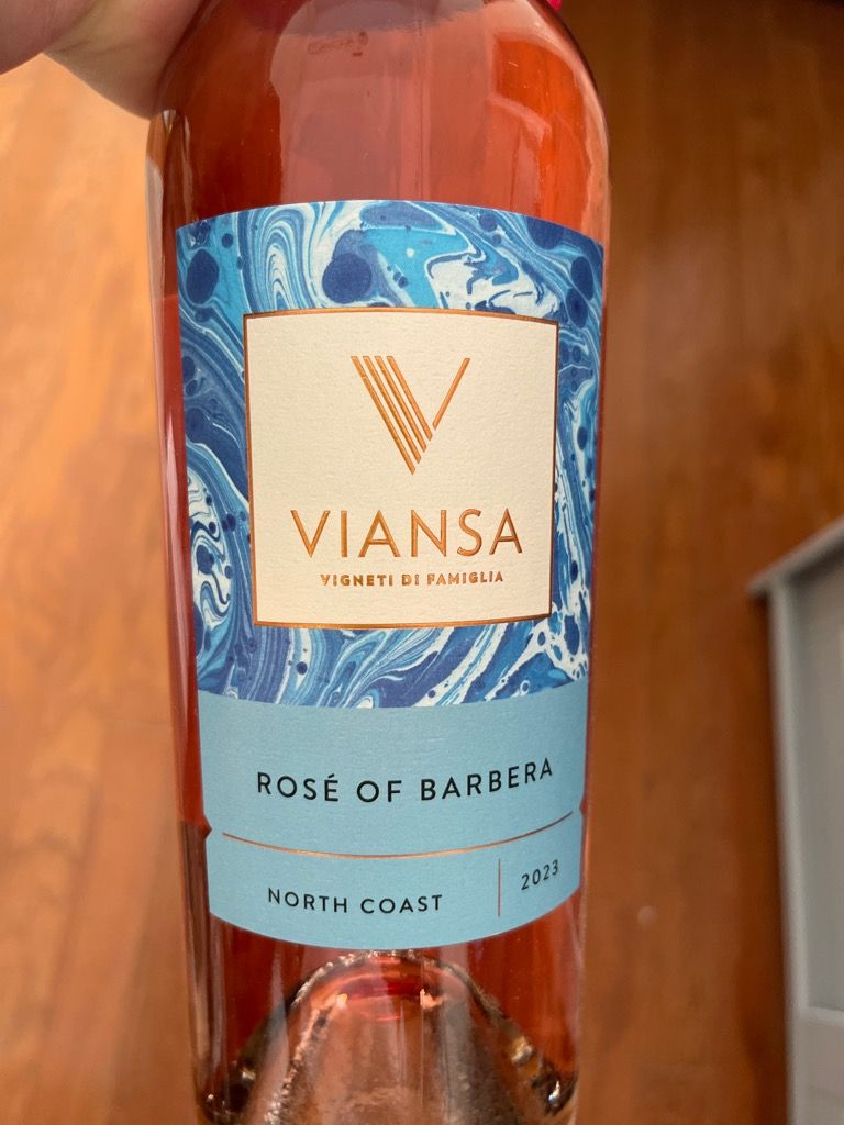 2023 Viansa Rosé of Barbera, USA, California, North Coast - CellarTracker