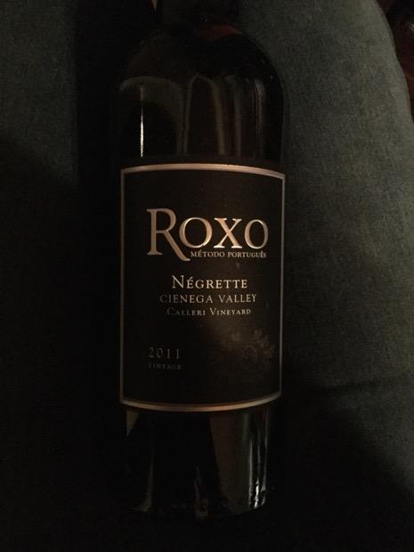 2011 Roxo Port Cellars Negrette Calleri Vineyard, USA, California ...