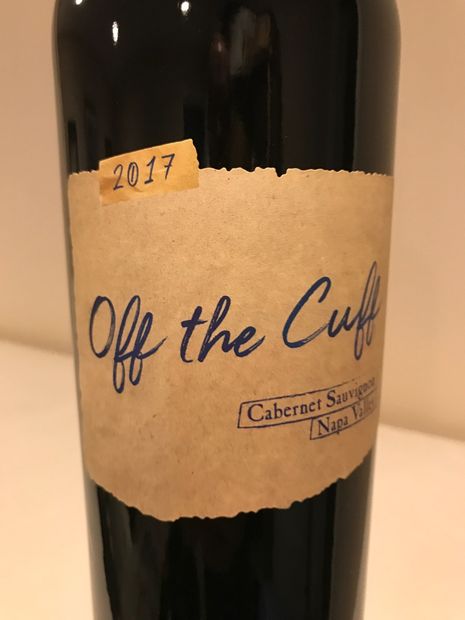 2017 Off the Cuff Winery Cabernet Sauvignon, USA, California, Napa ...