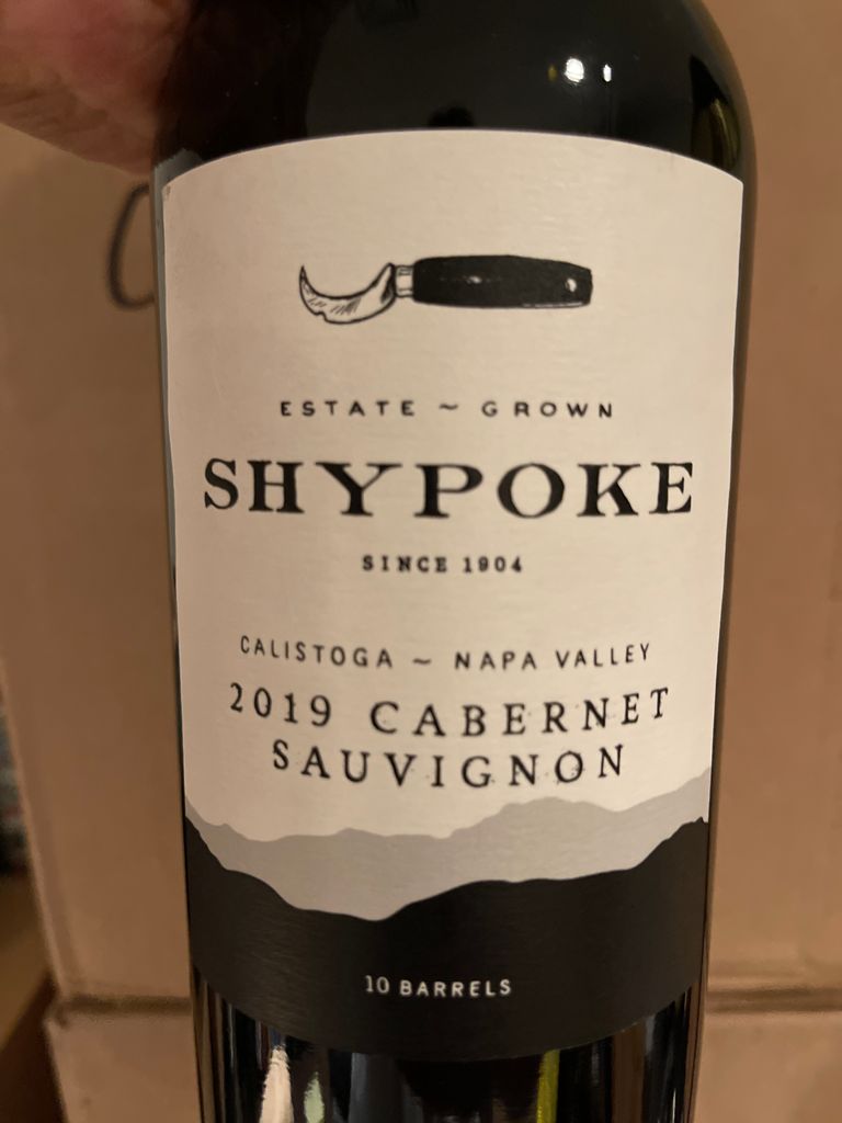 2021 Shypoke Cellars Cabernet Sauvignon, USA, California, Napa Valley ...