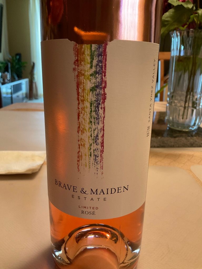 2022 Brave & Maiden Estate Pride Rosé, USA, California, Central Coast ...