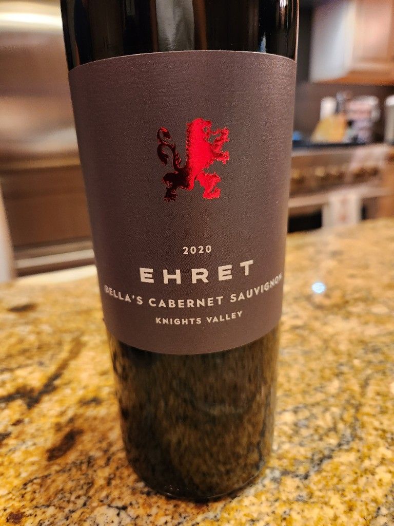 2021 Ehret Family Winery Cabernet Sauvignon Bella's Blend, USA ...