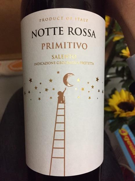 2016 Notte Rossa Primitivo Puglia Puglia IGT, Italy, Puglia, Puglia IGT ...