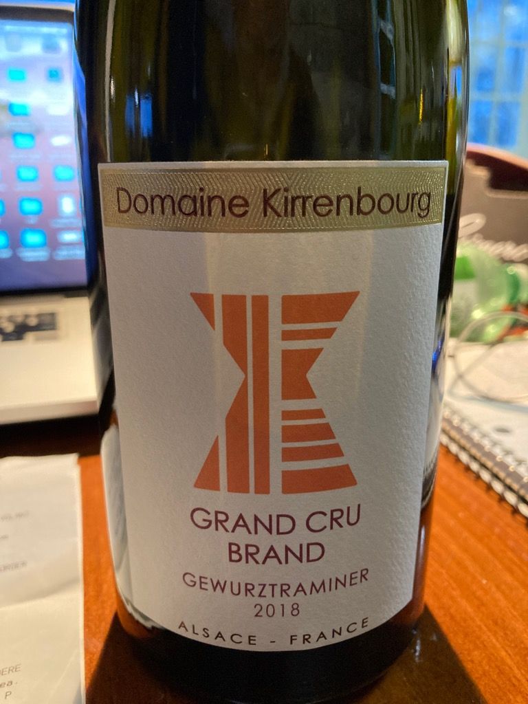 2018 Domaine Kirrenbourg Gewurztraminer Grand Cru Brand, France, Alsace - CellarTracker