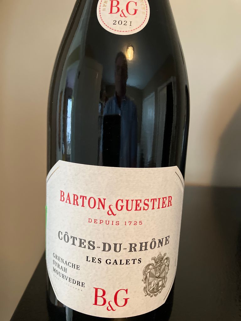 2021 Barton & Guestier Côtes du Rhône Syrah-Grenache, France, Rhône ...