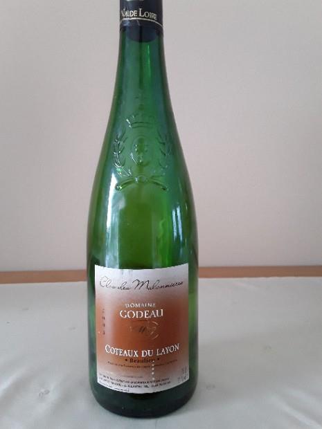 2001 Domaine Godeau Coteaux du Layon-Beaulieu, France, Loire Valley ...