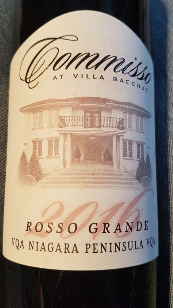 2017 Commisso at Villa Bacchus Rosso Grande, Canada, Ontario, Niagara ...