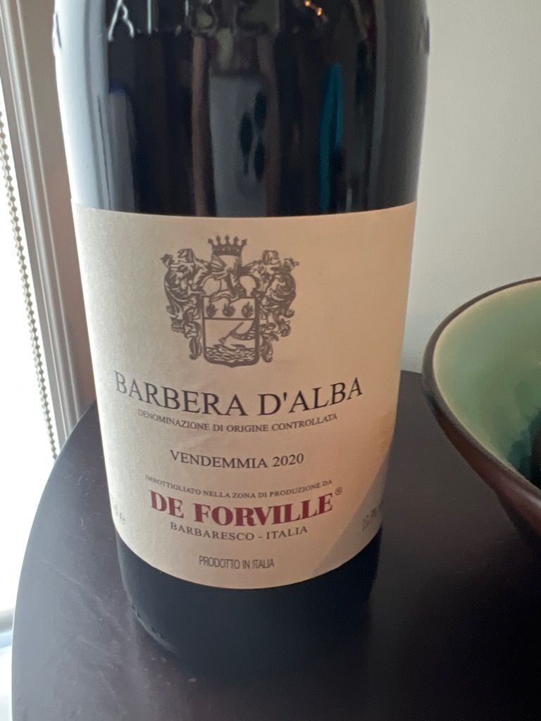 2020 De Forville Barbera d'Alba, Italy, Piedmont, Alba, Barbera d'Alba ...