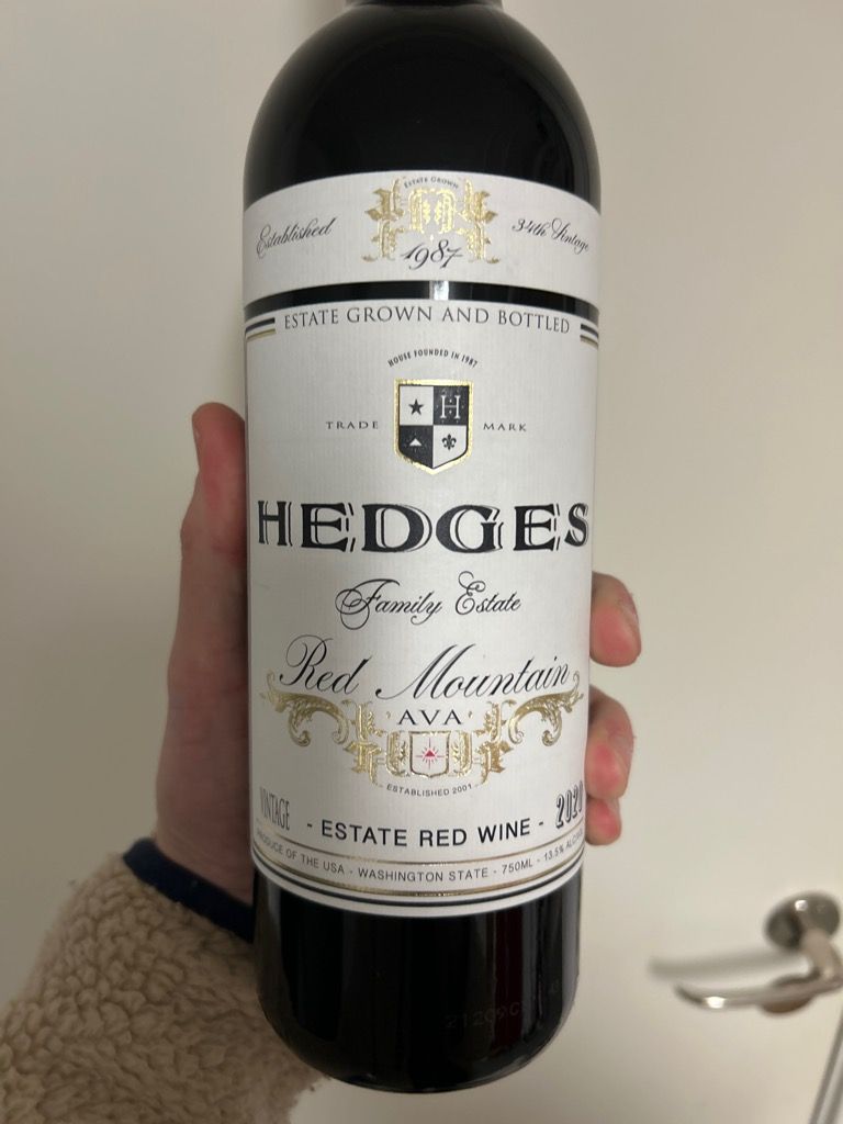 2020 Hedges Family Estate Cabernet Sauvignon Red Mountain Limited, USA ...