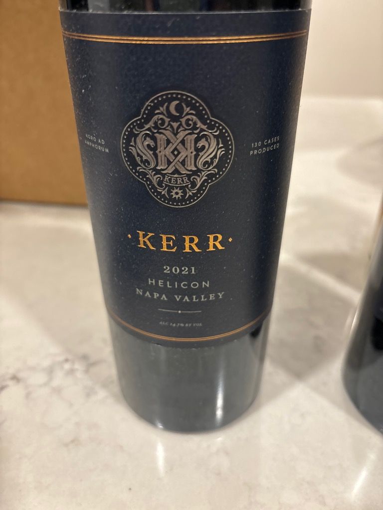 2021 Kerr Cellars Helicon, USA, California, Napa Valley - CellarTracker