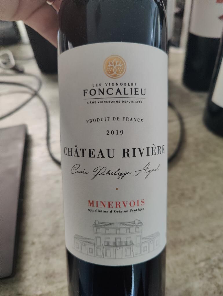 2019 Les Vignobles Foncalieu Minervois Château Riviere, France ...