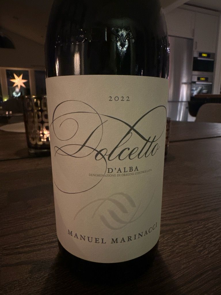 2022 Manuel Marinacci Dolcetto d'Alba, Italy, Piedmont, Alba, Dolcetto ...