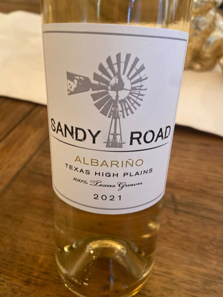 2021 Sandy Road Vineyards Albariño, USA, Texas, Texas High Plains ...