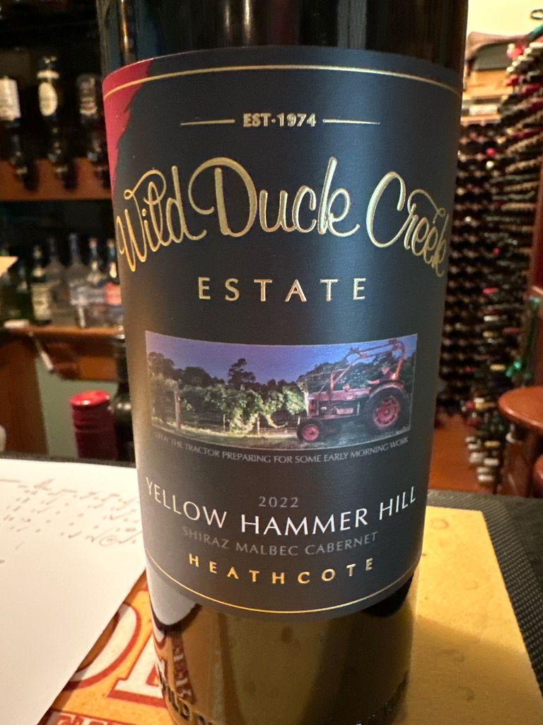 2022 Wild Duck Creek Yellow Hammer Hill, Australia, Victoria, Central Victoria, Heathcote ...
