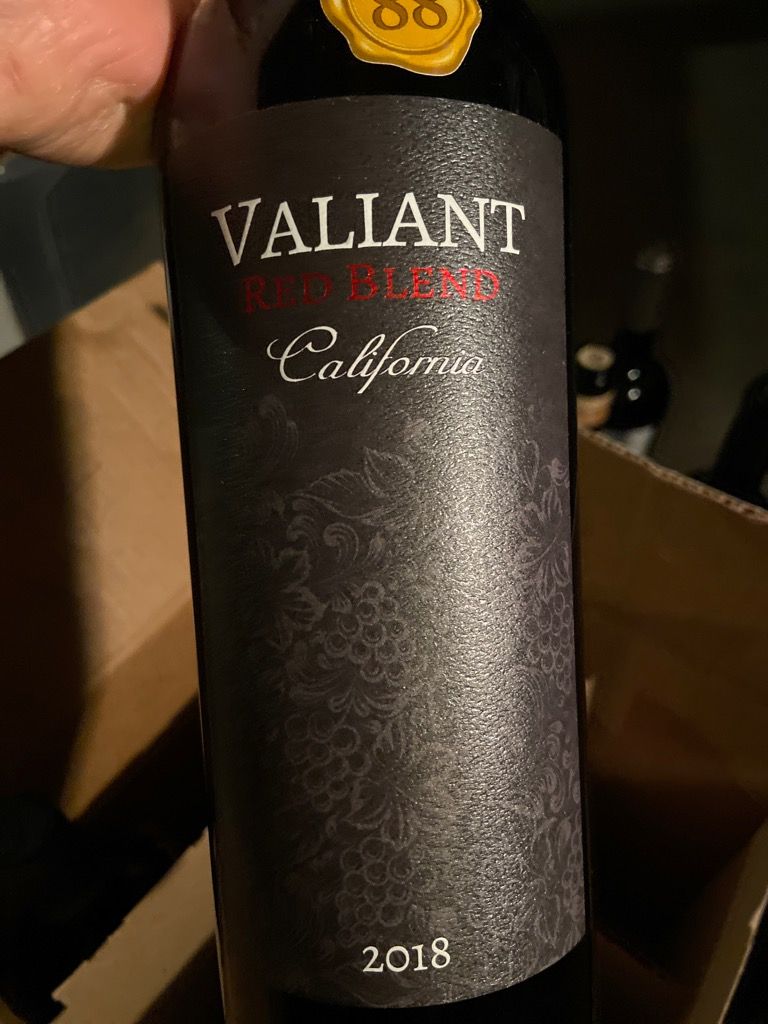 2018 Flying Blue Valiant Red Blend, USA, California - CellarTracker