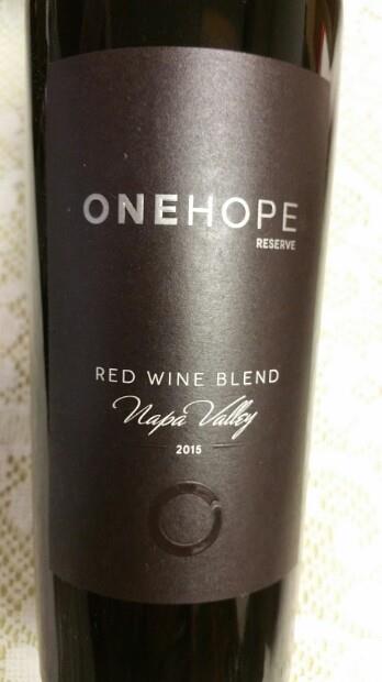 2016 One Hope Red Wine Blend, USA, California, Napa Valley - CellarTracker