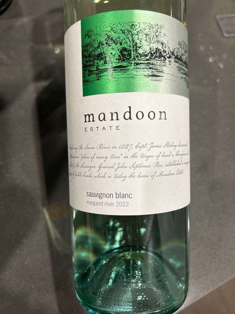 2022 Mandoon Estate Sauvignon Blanc, Australia, Western Australia ...