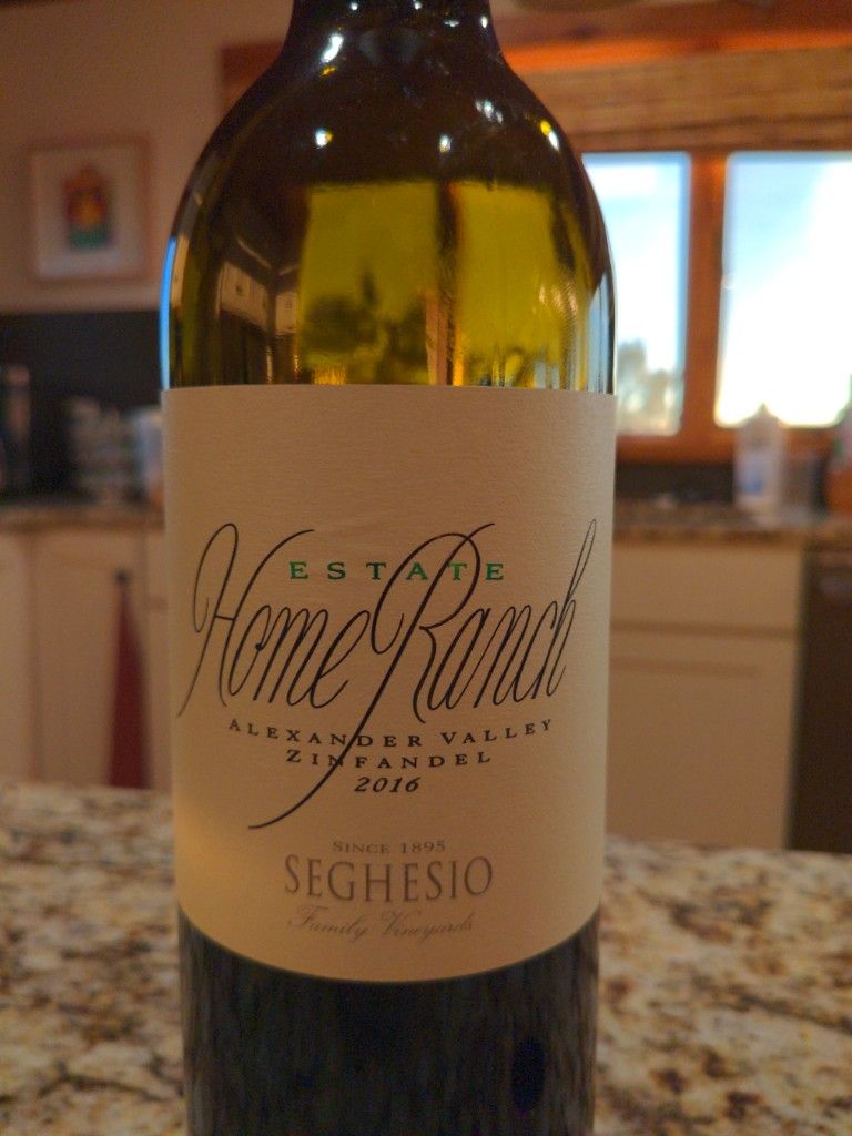 2016 Seghesio Family Vineyards Zinfandel Estate Home Ranch, USA ...