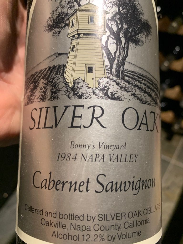 1975 Silver Oak Cabernet Sauvignon Bonny's, USA, California, Napa ...