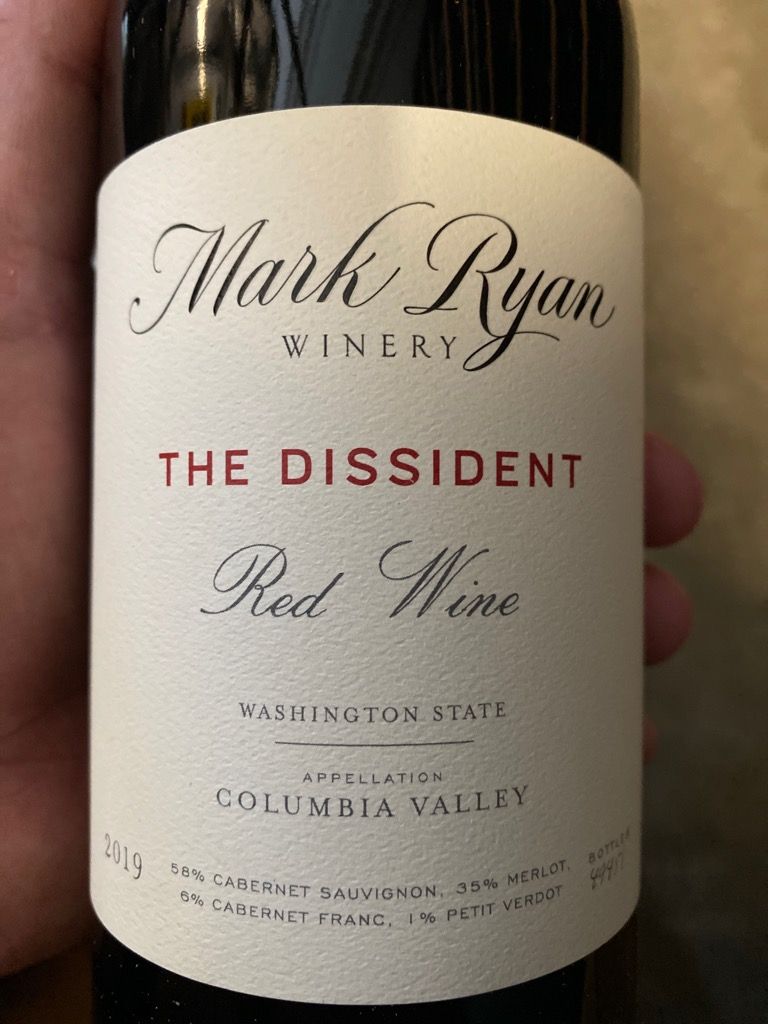 2019 Mark Ryan The Dissident, USA, Washington, Columbia Valley ...