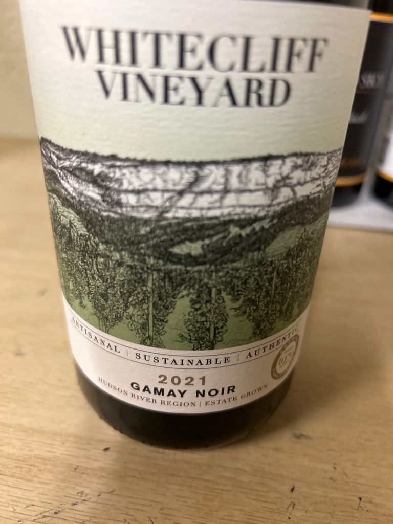 2022 Whitecliff Vineyard Gamay Noir, USA, New York, Hudson River ...