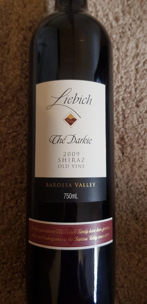 2009 Liebich Shiraz The Darkie, Australia, South Australia, Barossa ...