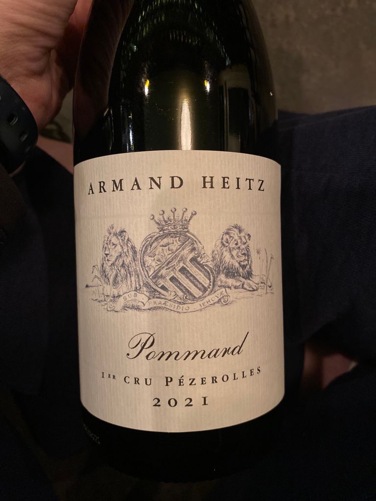 2021 Armand Heitz Pommard 1er Cru Les Pèzerolles, France, Burgundy ...