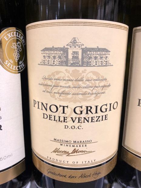 2021 Massimo Marasso Pinot Grigio Delle Venezie, Italy, Delle Venezie ...