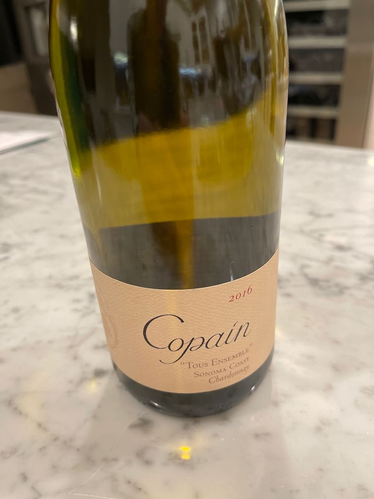 2016 Copain Chardonnay Tous Ensemble, USA, California, Sonoma County ...