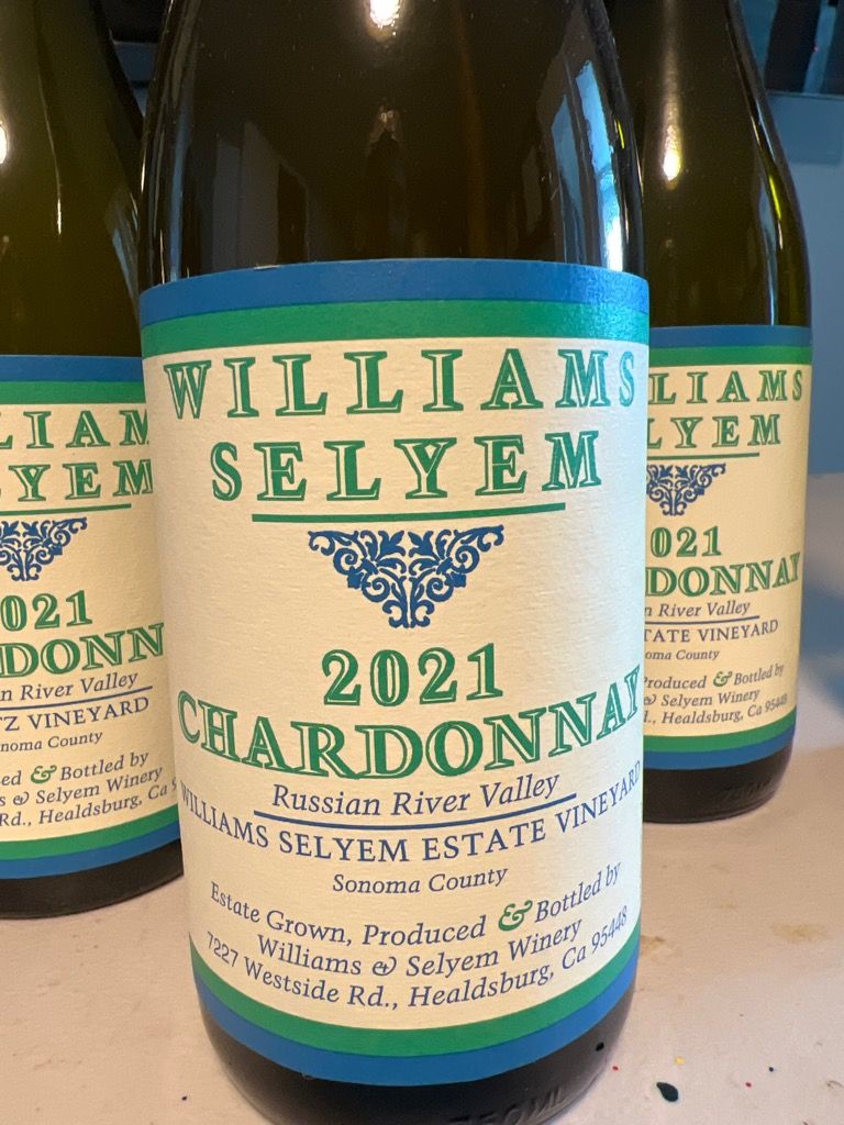 2021 Williams Selyem Chardonnay Williams Selyem Estate Vineyard Russian ...