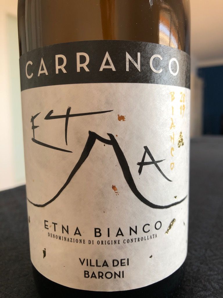 2020 Carranco Carricante Etna Villa dei Baroni, Italy, Sicily, Etna DOC ...