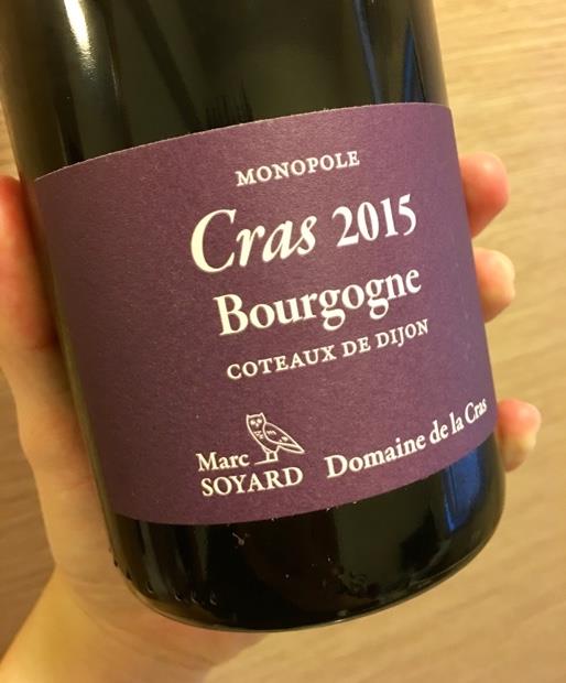 2016 Domaine de la Cras (Marc Soyard) Bourgogne Coteaux de Dijon 'Cras ...