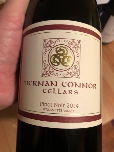 2014 Tiernan Connor Cellars Pinot Noir, USA, Oregon, Willamette Valley ...
