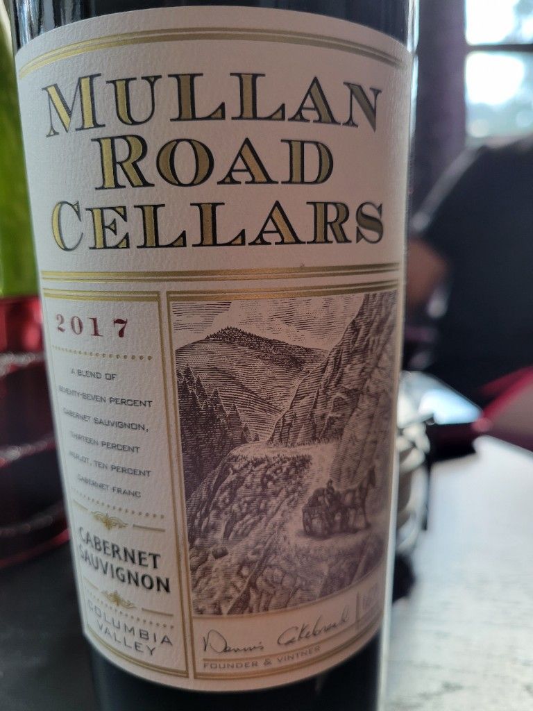 2017 Mullan Road Cellars Merlot, USA, Washington, Columbia Valley ...