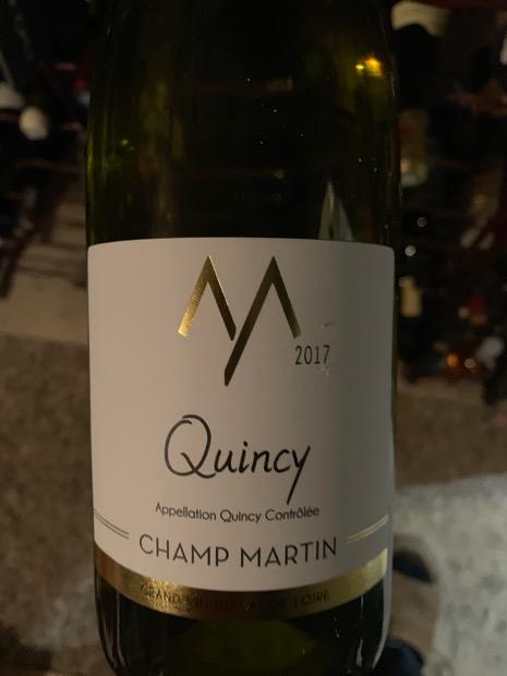 2021 Domaine du Champ Martin Quincy, France, Loire Valley, Upper Loire ...