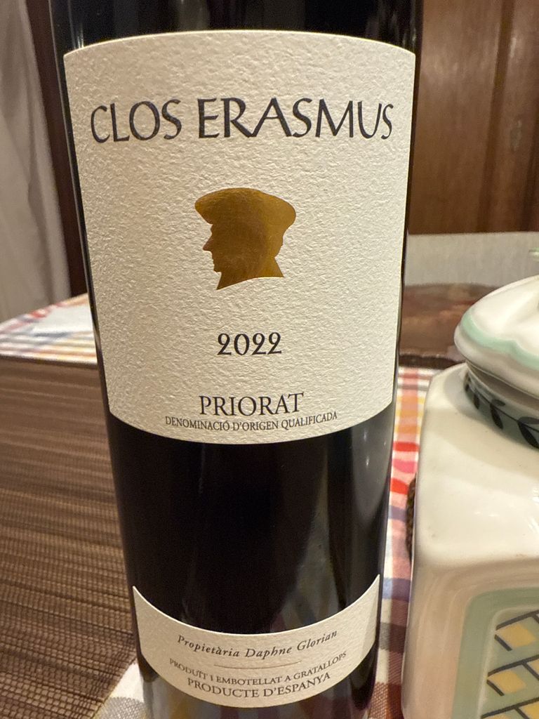 2022 Clos Erasmus Priorat, Spain, Catalunya, Priorat - CellarTracker