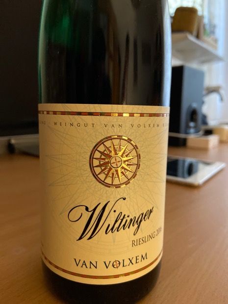 2016 Van Volxem Wiltinger Riesling, Germany, Mosel Saar Ruwer ...