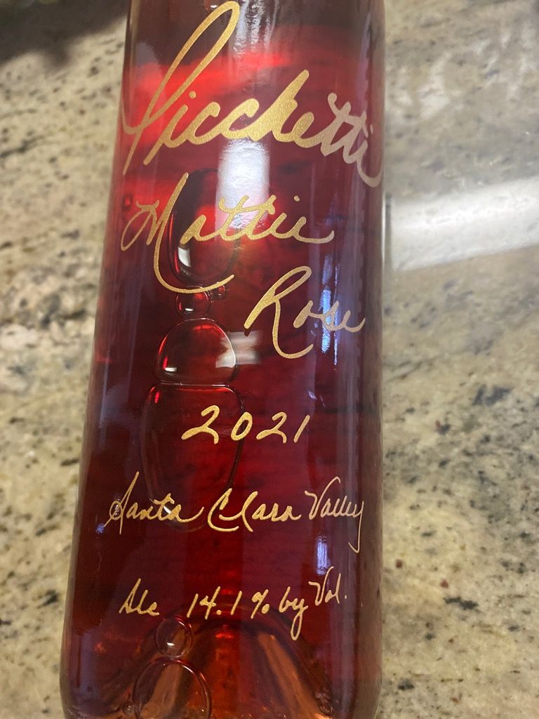 2021 Picchetti Winery Mattie Rose, USA, California, San Francisco Bay ...