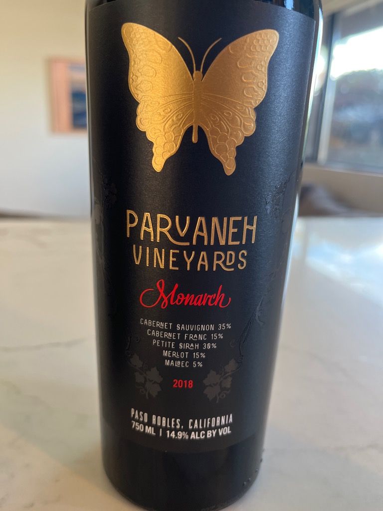 2018 Parvaneh Vineyards Petite Sirah, USA, California, Central Coast ...