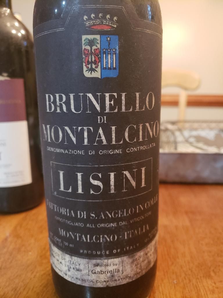 1975 Castelli Martinozzi Brunello di Montalcino, Italy, Tuscany ...