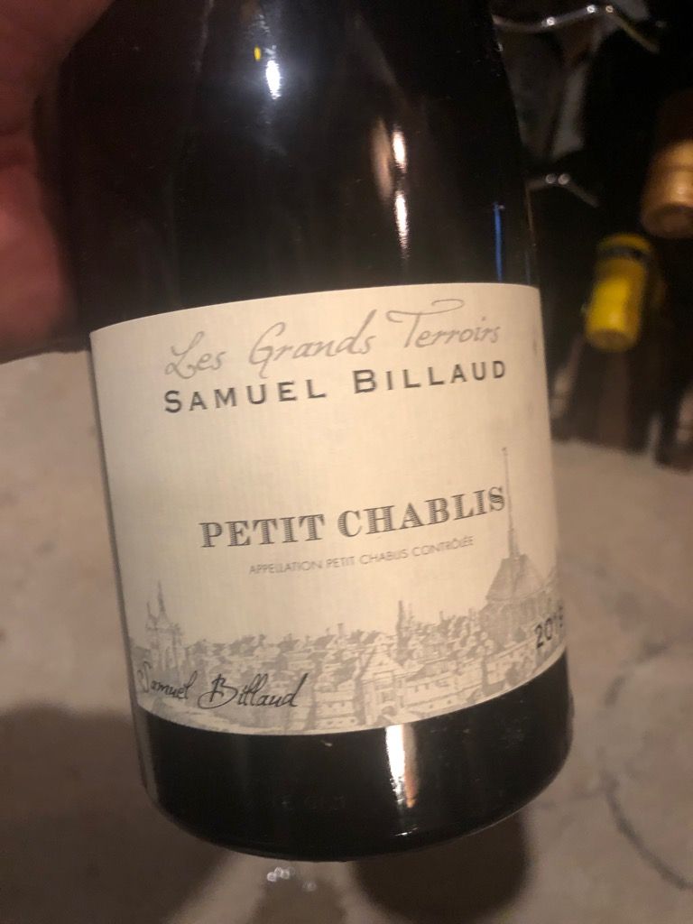 2019 Samuel Billaud Petit Chablis, France, Burgundy, Chablis, Petit ...