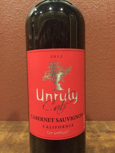 2012 Unruly Wine Cellars Cabernet Sauvignon, USA, California ...